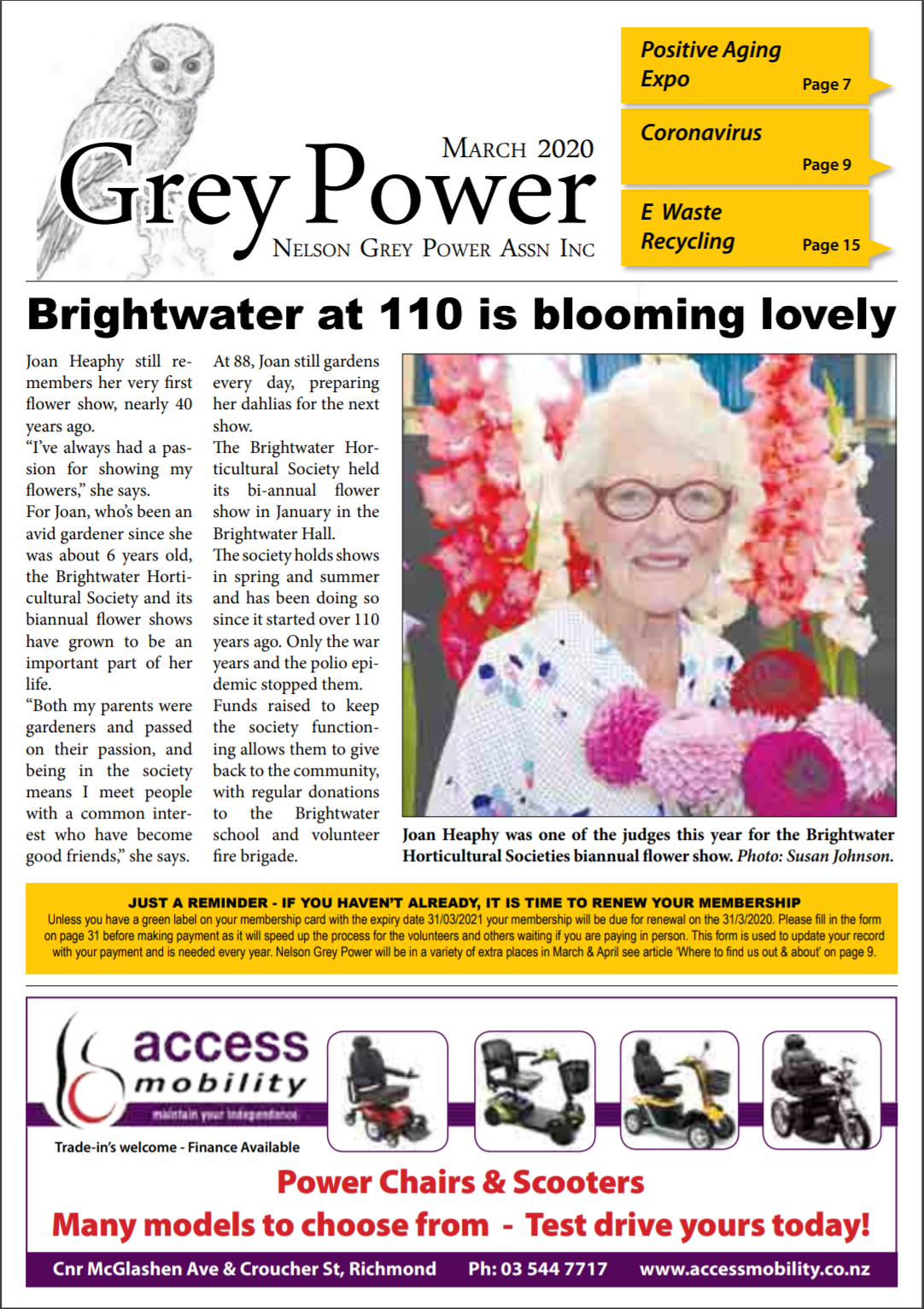 Newsletter - Nelson Grey Power